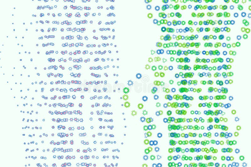 Abstract Colored Star Shape Pattern. White, Graphic, Messy & Web. Stock ...