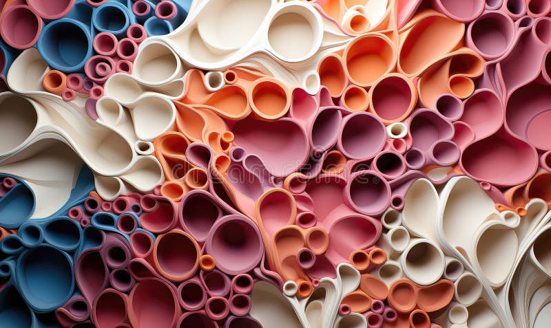 Abstract Colored Textural Structural Background. Futuristic Texture ...