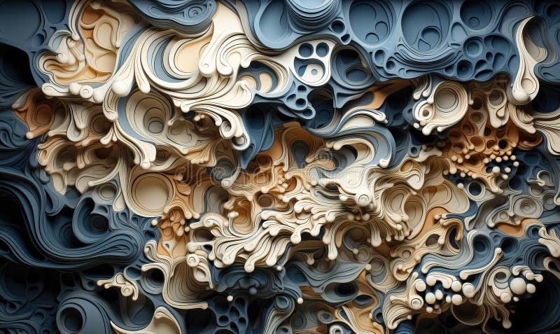 Abstract Colored Textural Structural Background. Futuristic Texture ...