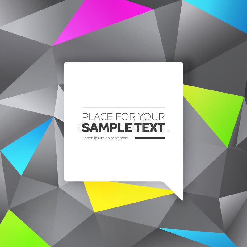 Colored Triangle Patterns stock vector. Illustration of purple - 18079098