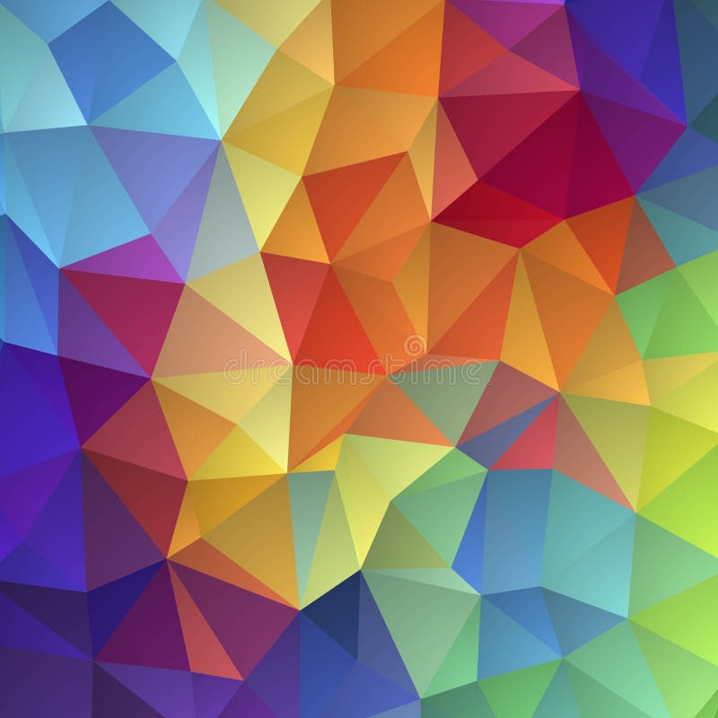 Abstract Colored Triangles. Abstract Vector Illustration. Eps 10 Stock ...