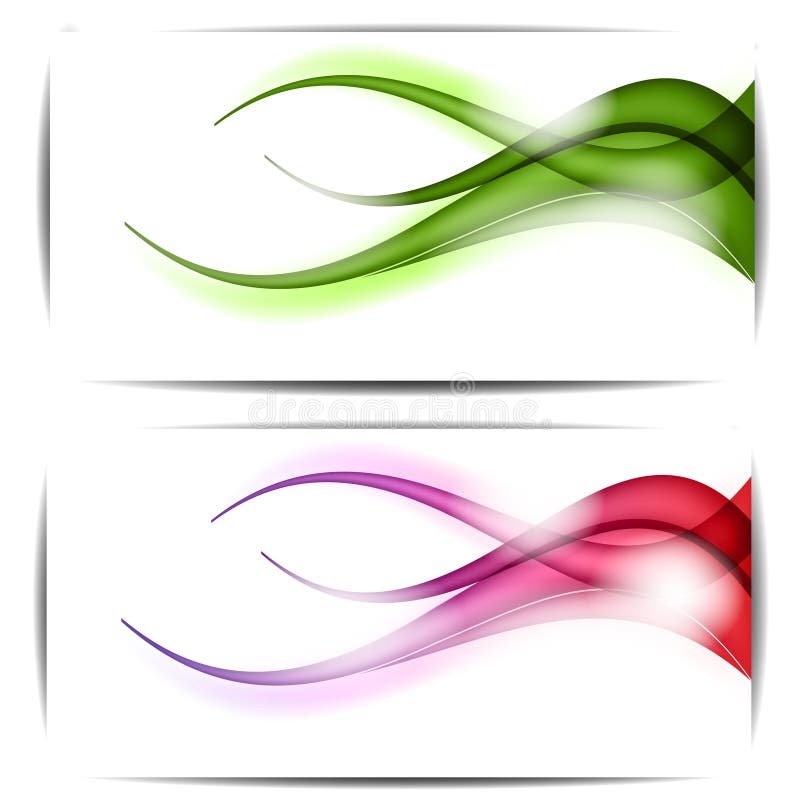 Abstract Colored Wave on Background Stock Vector - Illustration of ...