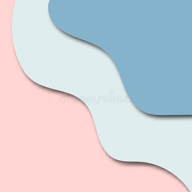 Abstract Colored Waves. Background Paper Cut Style. Eps 10 Stock ...