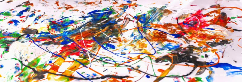 Abstract Colorful Art Painting. Image for Design Stock Image - Image of ...