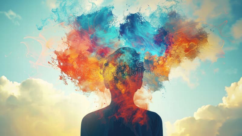 Abstract Colorful Art Symbolizing Emotional Intelligence and Empathy ...