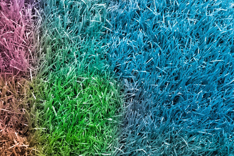 Abstract of Colorful of the Artificial Grass Stock Image - Image of ...