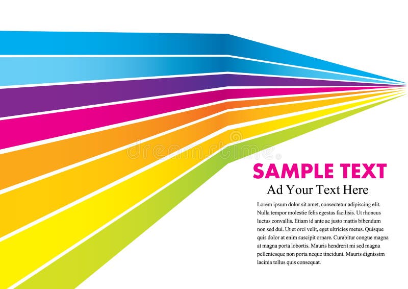 Colorful Abstract Curve Stripe Background Stock Illustration ...