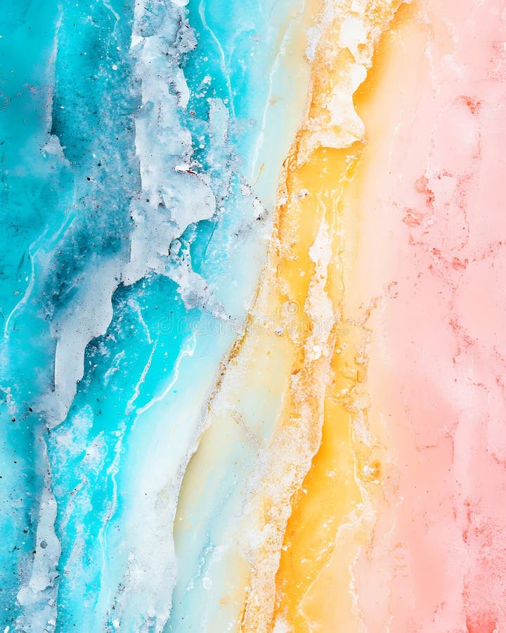 Abstract Colorful Background with Blue Yellow and Pink Hues in a ...