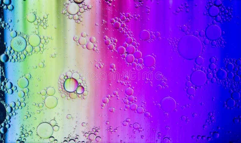 Abstract Colorful Background. Blurred Colored Drawing. Bubbles on a ...