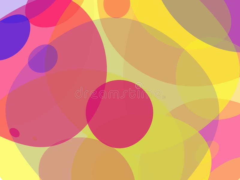 Abstract Colorful Background with Bubbles of Different Sizes and Shapes ...