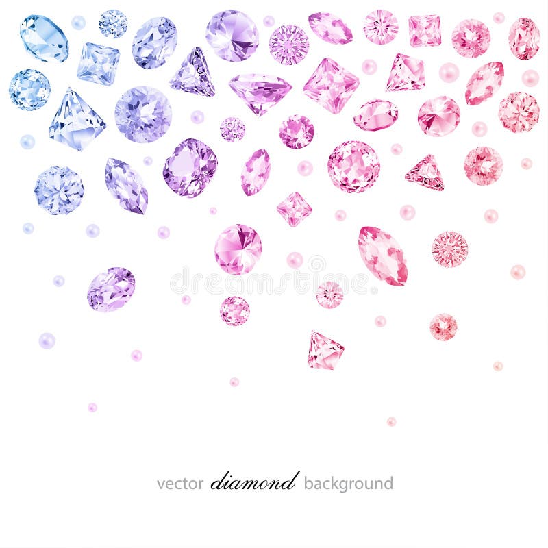 Falling Diamonds Png