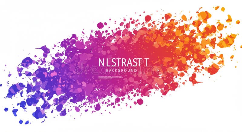 Abstract Colorful Background Featuring a Dynamic Splash of Paint ...