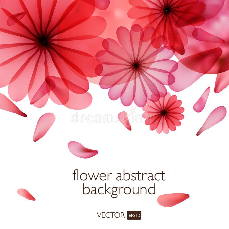 Abstract Red Background Transparent Flowers Stock Illustrations – 2,274 ...