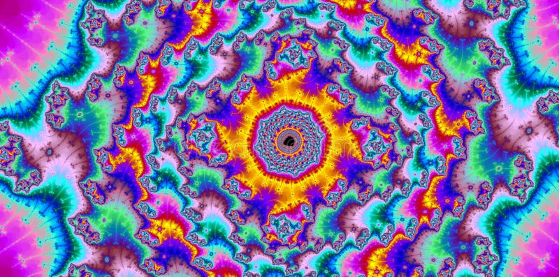 Abstract Colorful Background Fractal Hi Resolution Stock Illustration ...
