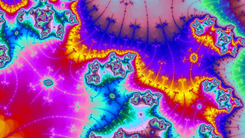 Abstract Colorful Background Fractal Hi Resolution Stock Illustration ...