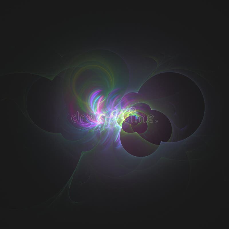 Abstract, Colorful, Background, Fractal, Texture, Stock Illustration ...