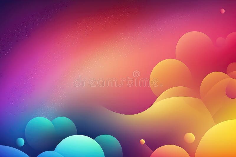 Abstract Colorful Background Generative Ai Stock Illustration