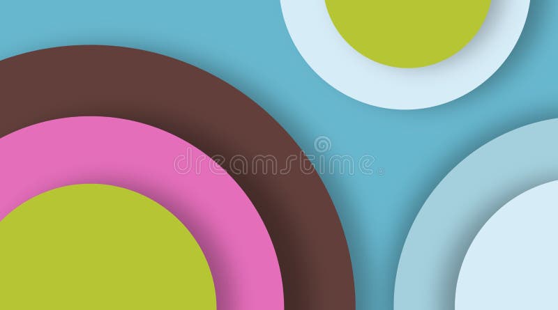 Abstract Colorful Background Illustration with Unique Shapes Stock ...