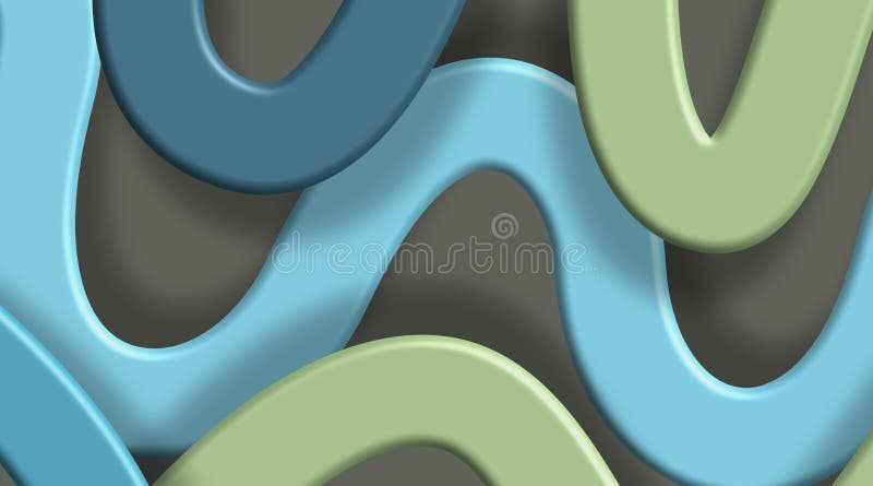 Abstract Colorful Background Illustration with Unique Shapes Stock ...