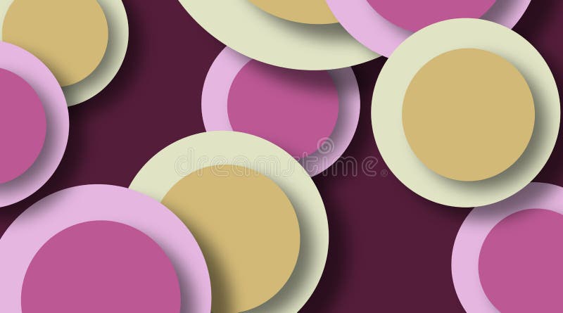 Abstract Colorful Background Illustration with Unique Shapes Stock ...