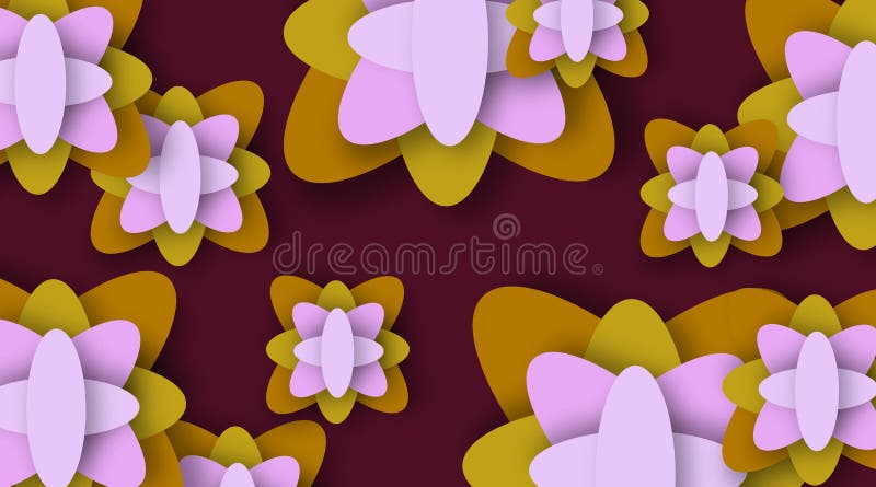 Abstract Colorful Background Illustration with Unique Shapes Stock ...