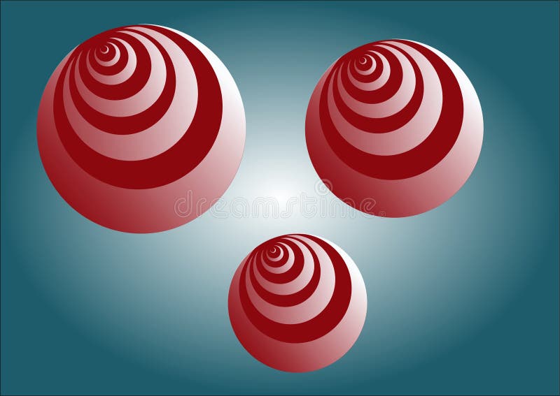 Abstract Colorful Background with Layered Spheres and Gradient Stock ...