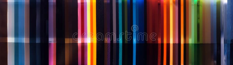 Abstract Colorful Background of Plastic Sheets Stock Photo - Image of ...