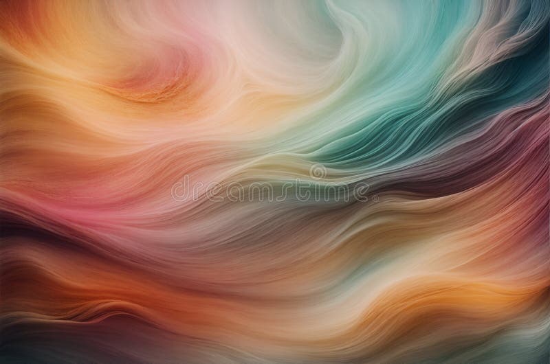 Abstract Colorful Background with Smooth Lines in the Form of Waves ...