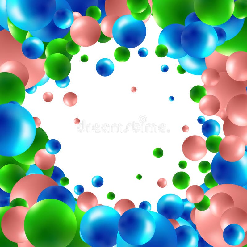 Abstract Colorful Background with Sphere. Photo Frame. Eps 10 Stock ...