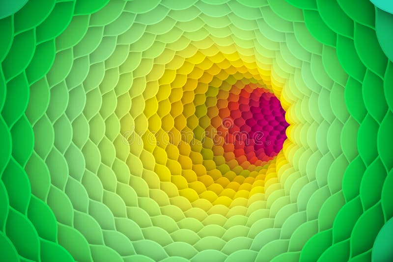 Abstract Colorful Background Tunnel Stock Illustration - Illustration ...