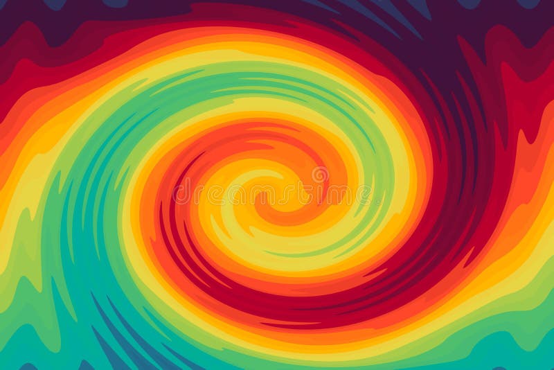 Abstract Colorful Background with Twist Swirl Colors Stock Illustration ...