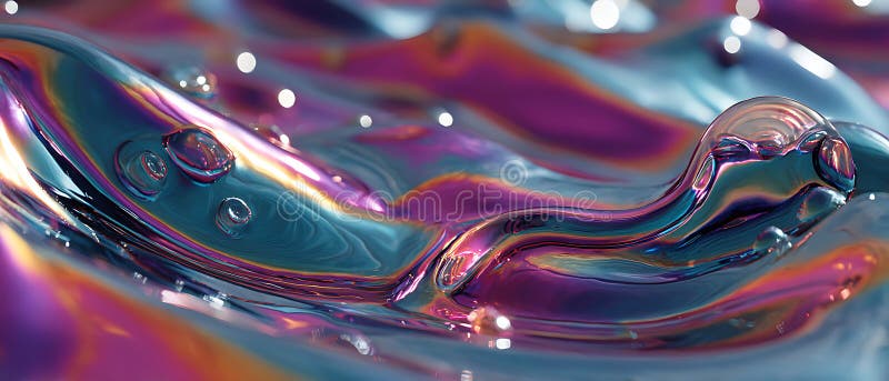 Vibrant Abstract Cosmic Swirl Multicolored Paint Background Stock ...