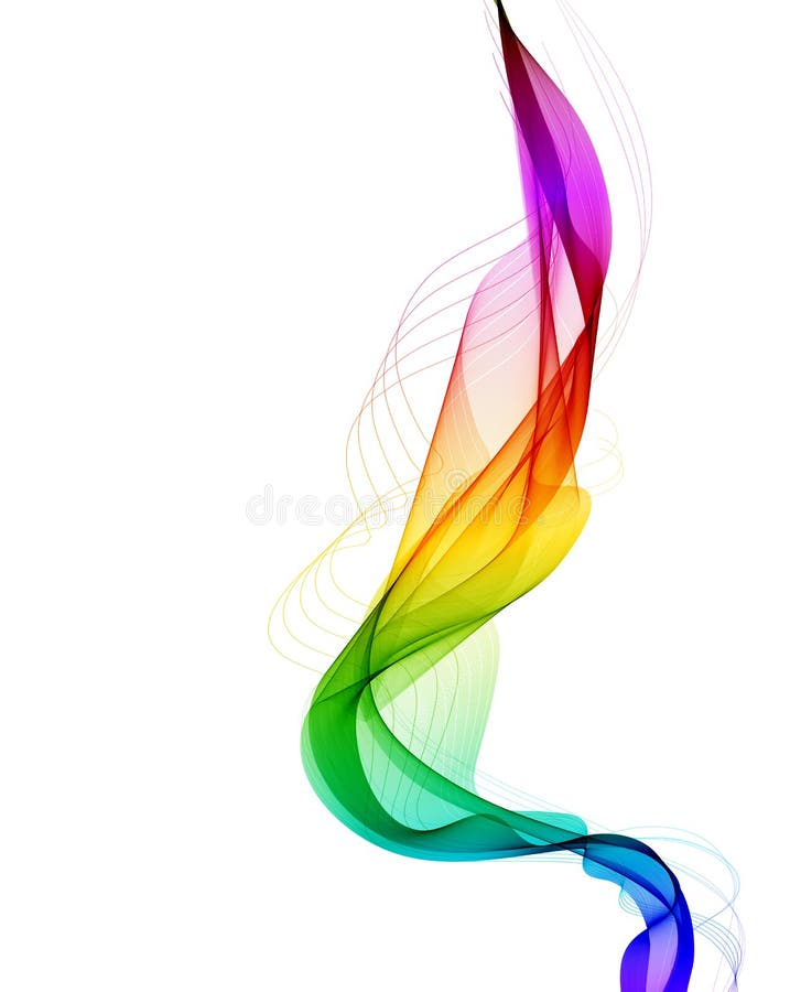 Abstract Colorful Background With Wave Stock Vector Illustration Of