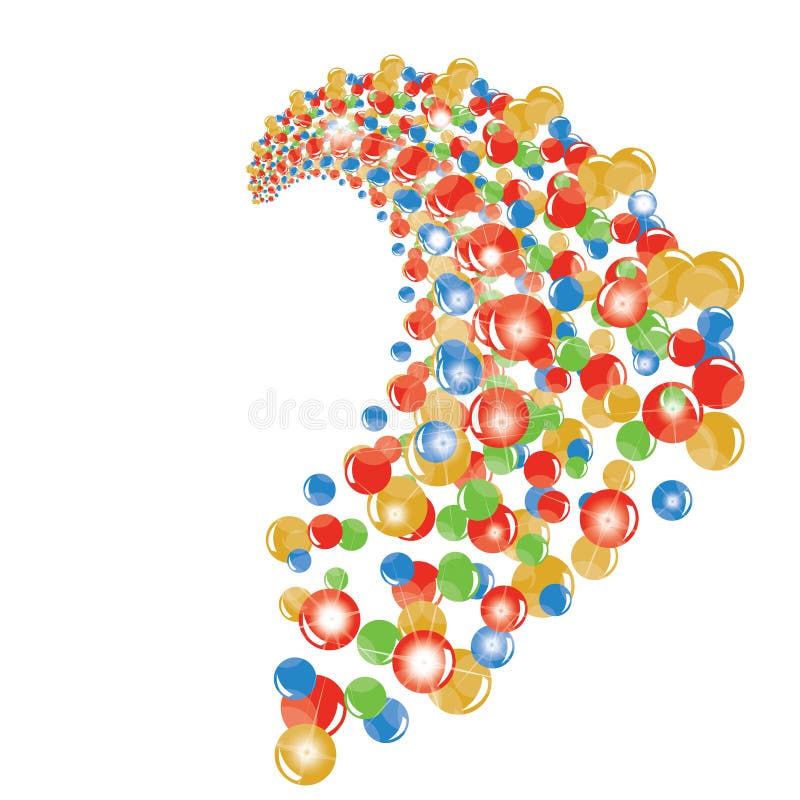 Abstract colorful ball stock vector. Illustration of fantasy - 33266919