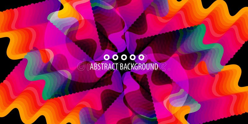 Geometric Colorful Abstract Bars Background Vector Teplate Stock Vector ...