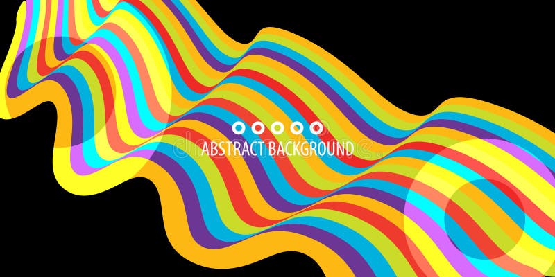 Geometric Colorful Abstract Bars Background Vector Teplate Stock Vector ...