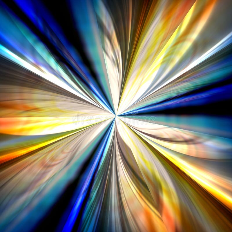 Abstract Colorful Beam of Light Background. Stock Illustration ...