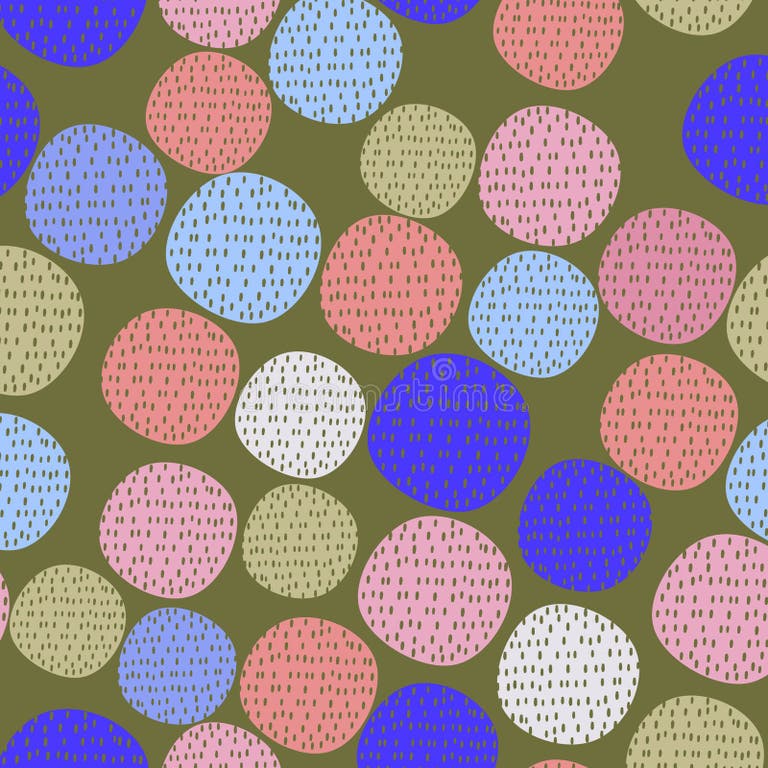 Abstract Colorful Big Circle Pattern with Geometric Minimalist Pattern ...