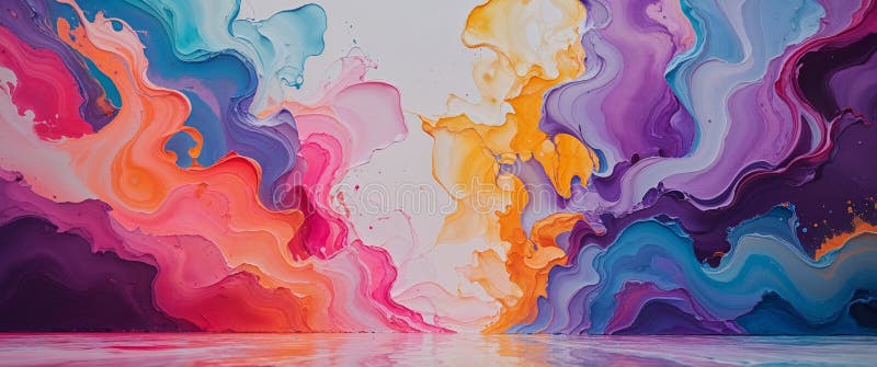 Abstract Colorful Blend Background Image. Stock Photo - Image of ...
