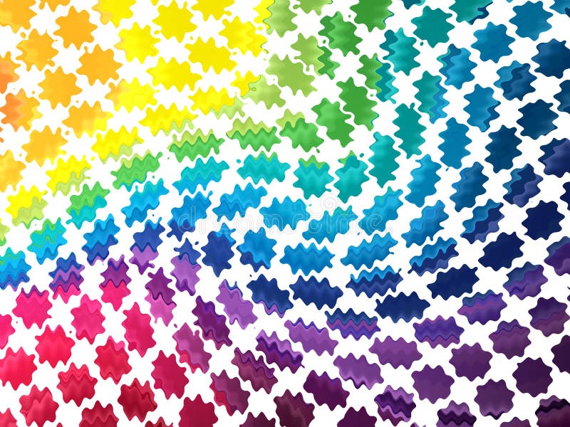 Funky Blobs Pattern Set Stock Vector Illustration Of Funky 7656417