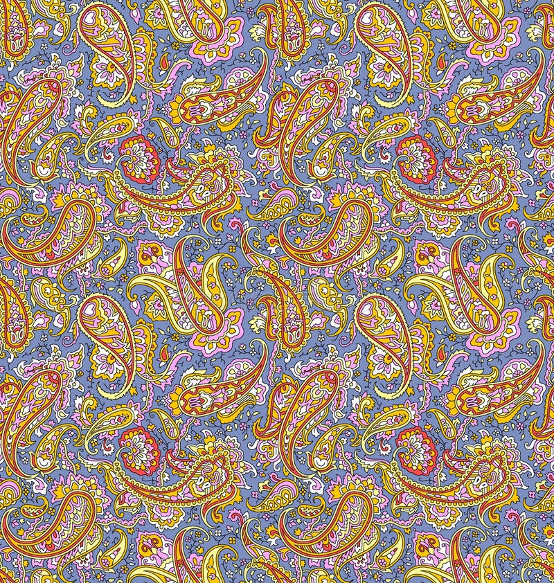 Abstract Colorful Block Print Pattern Stock Illustration - Illustration ...