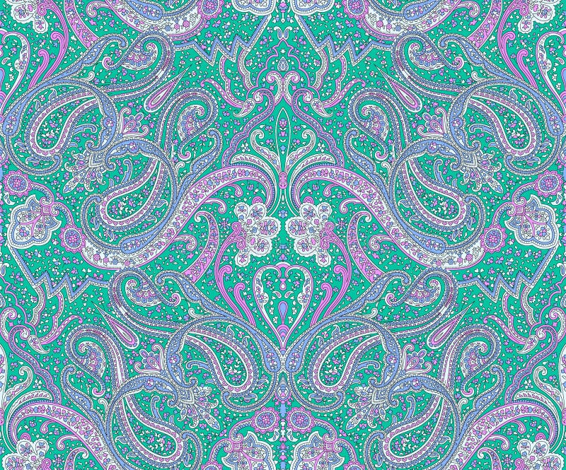 Traditional paisley design stock illustration. Illustration of abstract ...