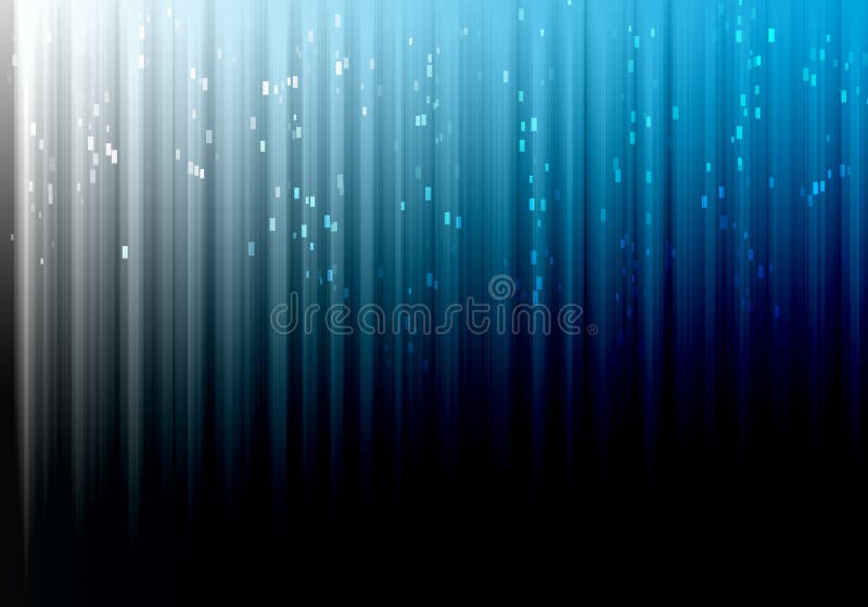 Abstract Colorful Blue Background with Lights Stock Illustration ...