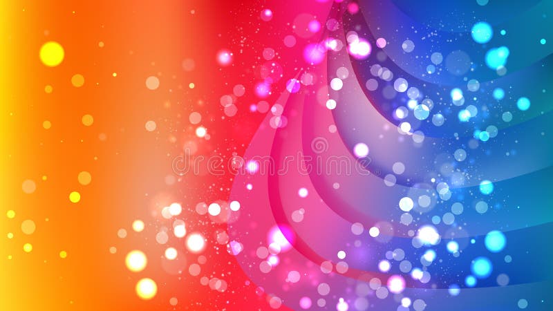 Abstract Colorful Blur Lights Background Image Stock Vector - Illustration of abstract, glow ...