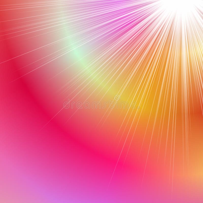 Abstract Colorful Blurred Gradient Sunshine Background - Summer Vector ...
