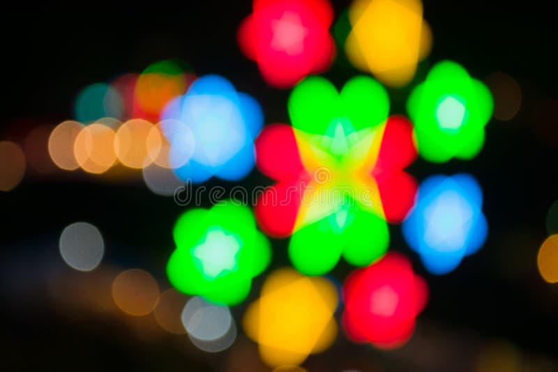 Abstract Colorful Bokeh Background Form Light Stock Photo - Image of ...