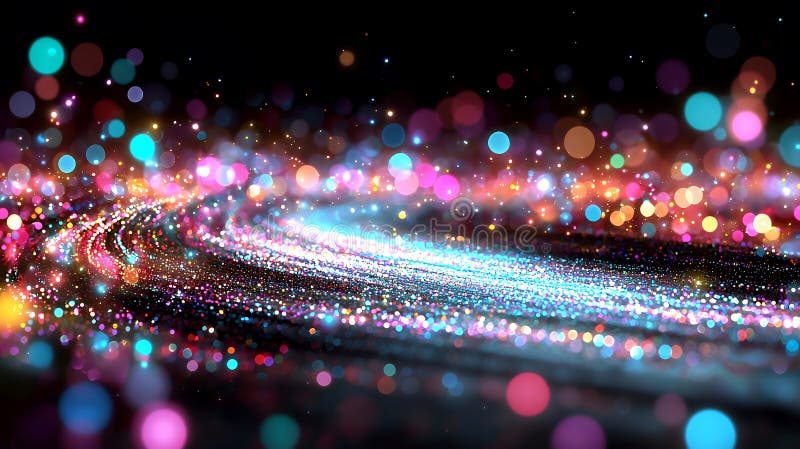 Abstract Colorful Bokeh Background Stock Illustration - Illustration of ...