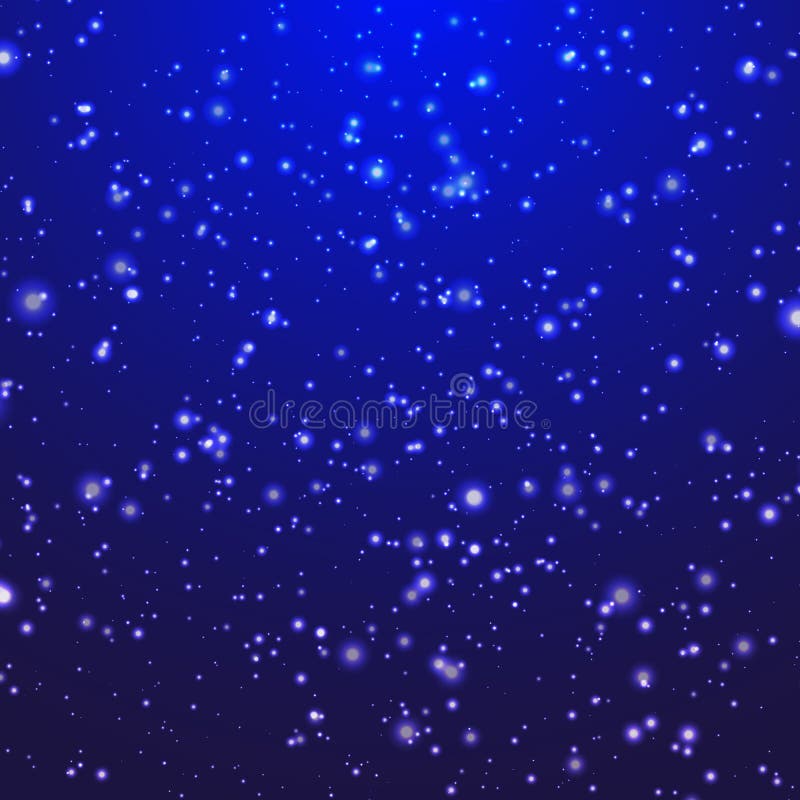 Abstract Colorful Bokeh and Glowing Spakling Shining Particles in ...