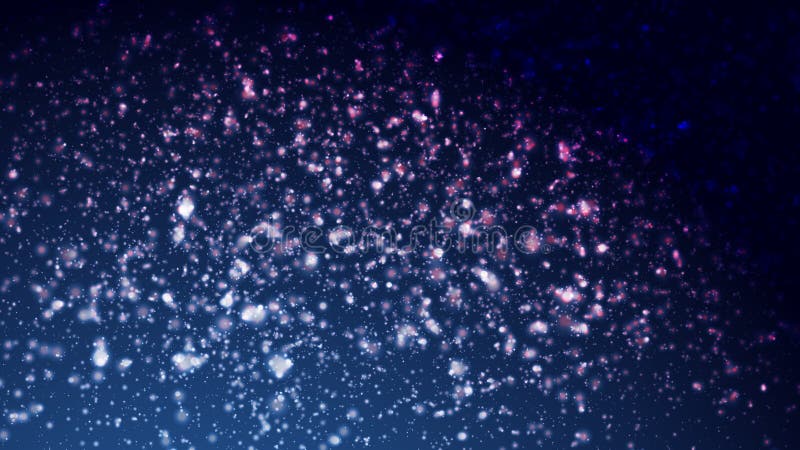 Abstract Colorful Bokeh and Glowing Spakling Shining Particles in ...