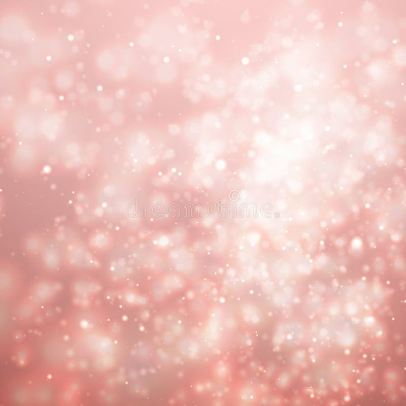 Abstract Colorful Bokeh and Glowing Spakling Shining Particles in ...